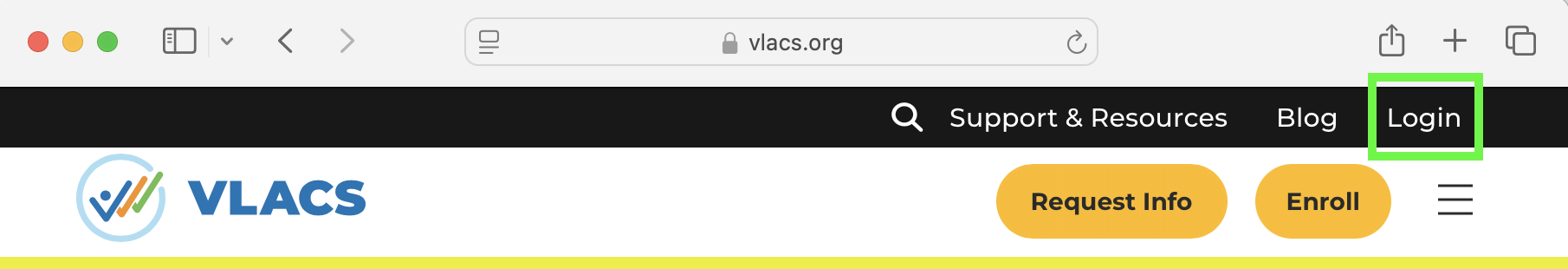 Logging into your VLACS Guardian Account For the First Time