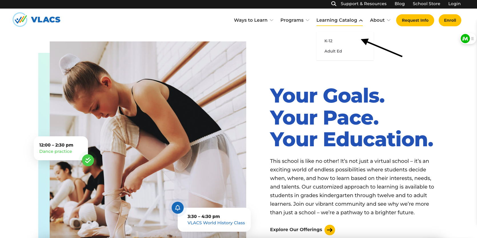 Enrolling In Courses At VLACS